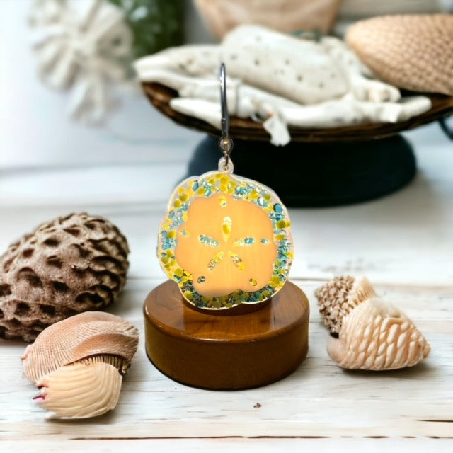 Glass Cover- Coastal Sand Dollar Switchables Nightlight