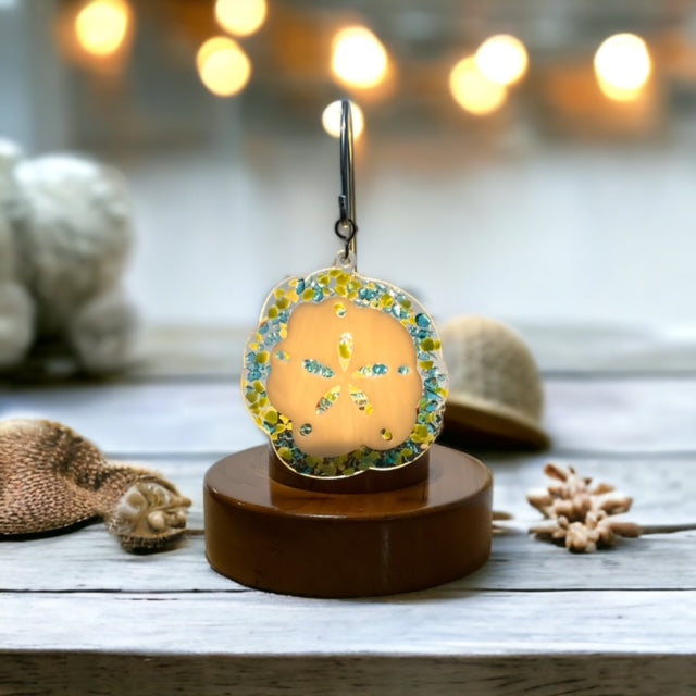 Glass Cover- Coastal Sand Dollar Switchables Nightlight